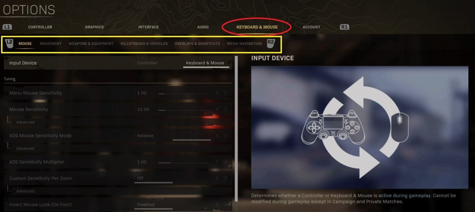 COD Warzone PS5 on Keyboard and Mouse [Complete Guide] - LaggyGaming